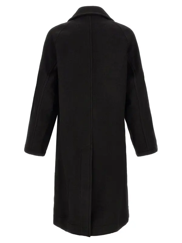 LEMAIRE Double-breasted Coat - Black