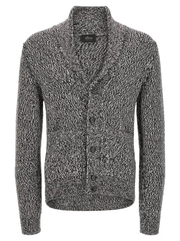 Brioni Shawl Neck Cardigan - Multicolor