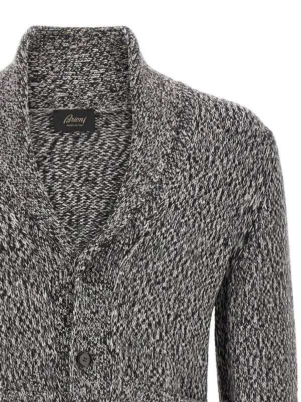 Brioni Shawl Neck Cardigan - Multicolor
