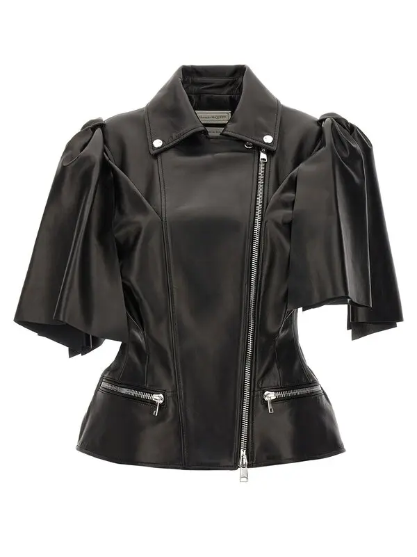 Alexander McQueen Bow Knot' Biker Vest