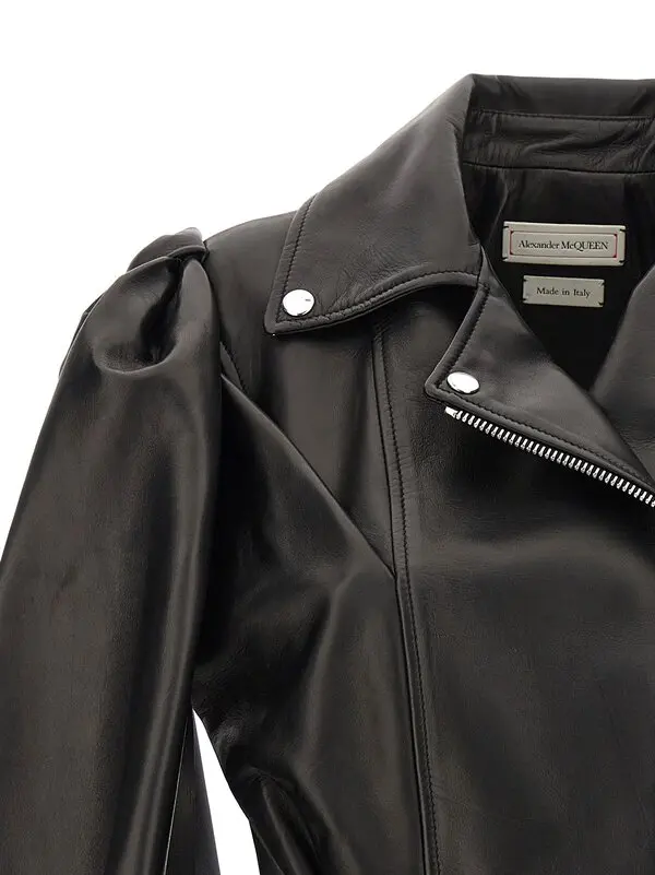 Alexander McQueen Bow Knot' Biker Vest