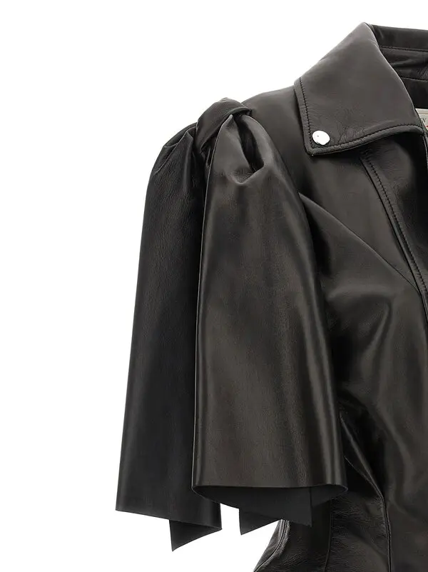 Alexander McQueen Bow Knot' Biker Vest