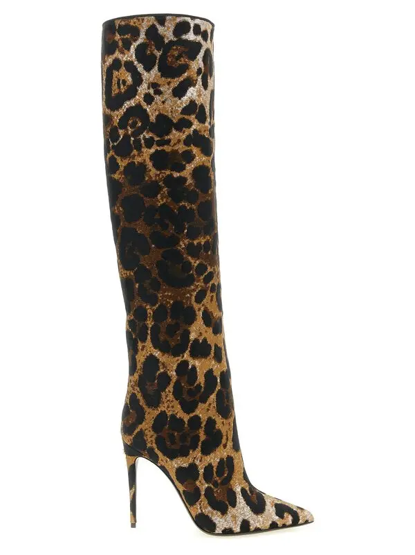 Dolce & Gabbana Leo Jacquard Boots - Multicolor