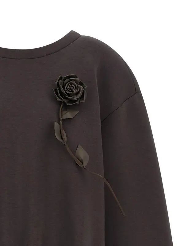 Giuseppe Di Morabito Removable Flower Application Sweatshirt