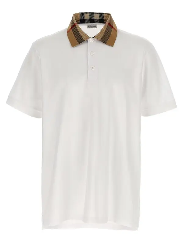 Burberry Cody' Polo Shirt - White