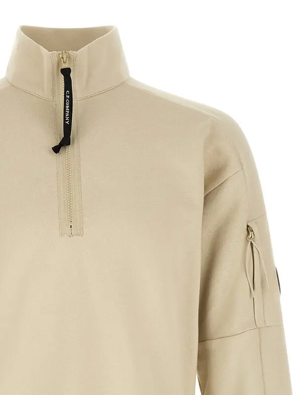 C.P. COMPANY Diagonal Raised' Sweatshirt With Lens Detail