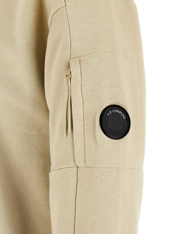 C.P. COMPANY Diagonal Raised' Sweatshirt With Lens Detail