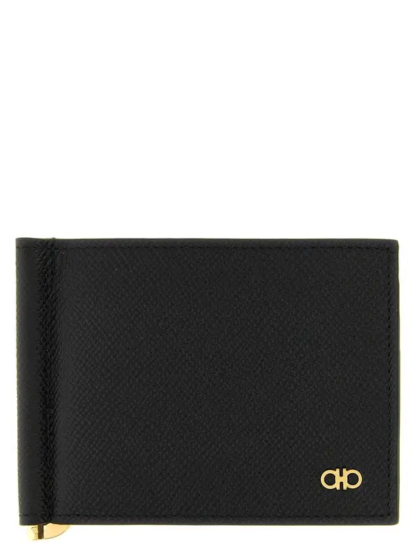 FERRAGAMO Gancini Wallet With Clip