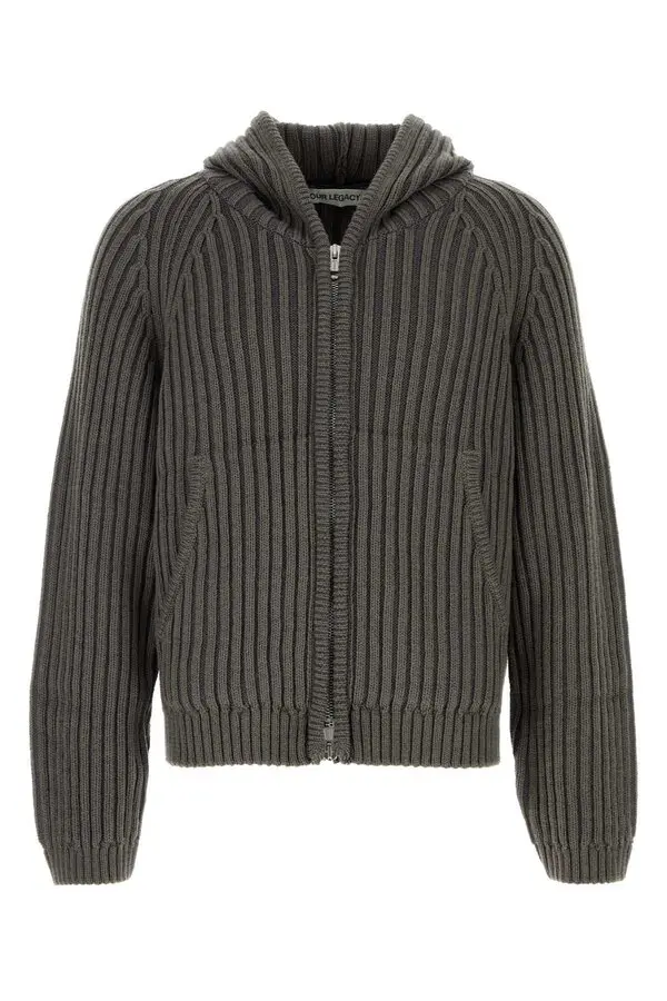 Our Legacy Dark Grey Wool Sweatshirt