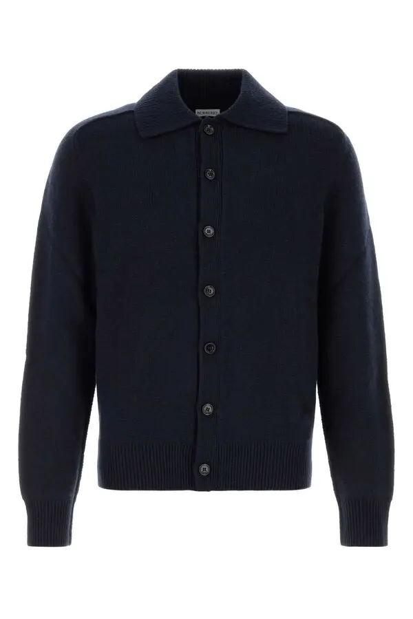 Burberry Midnight Stretch Cashmere Blend Cardigan