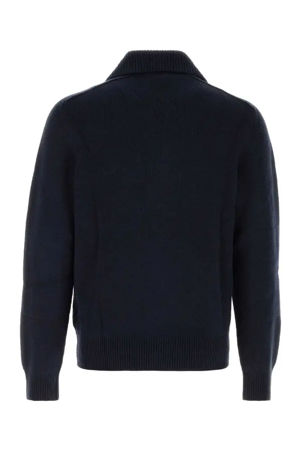 Burberry Midnight Stretch Cashmere Blend Cardigan