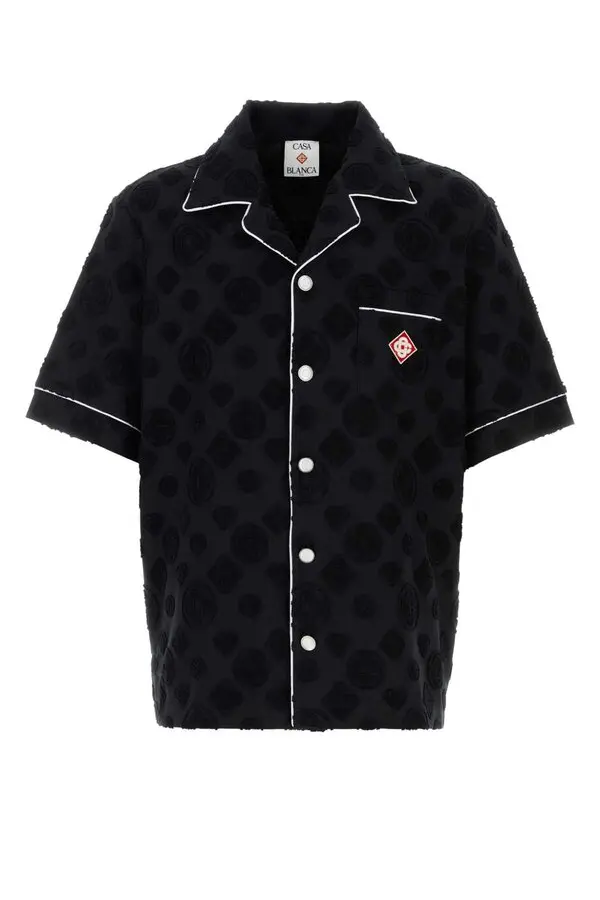 Casablanca Cotton Blend Shirt - Black