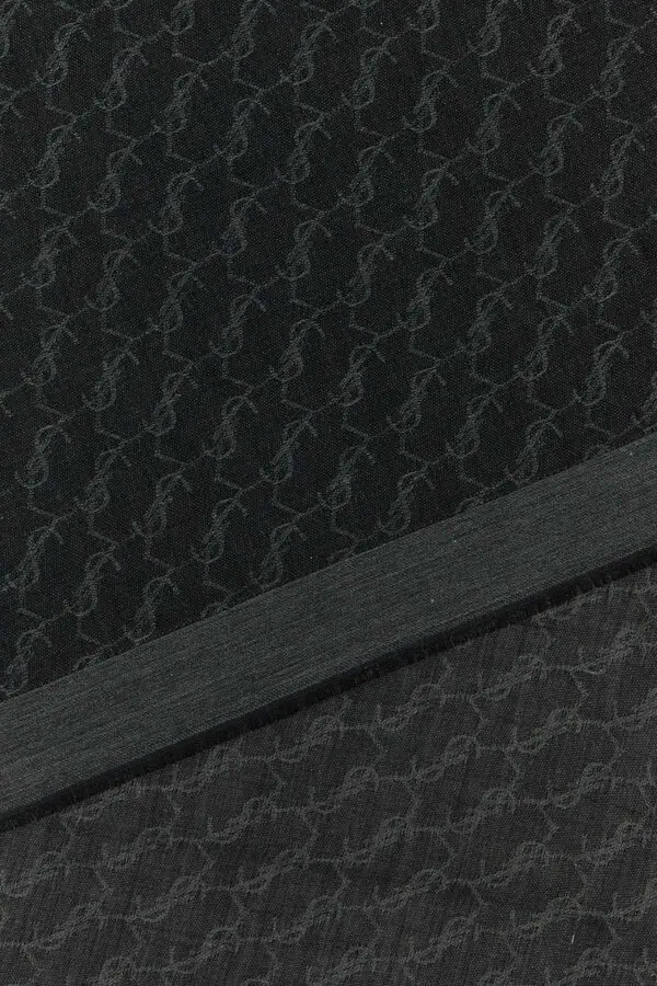 Saint Laurent Embroidered Cashmere Scarf