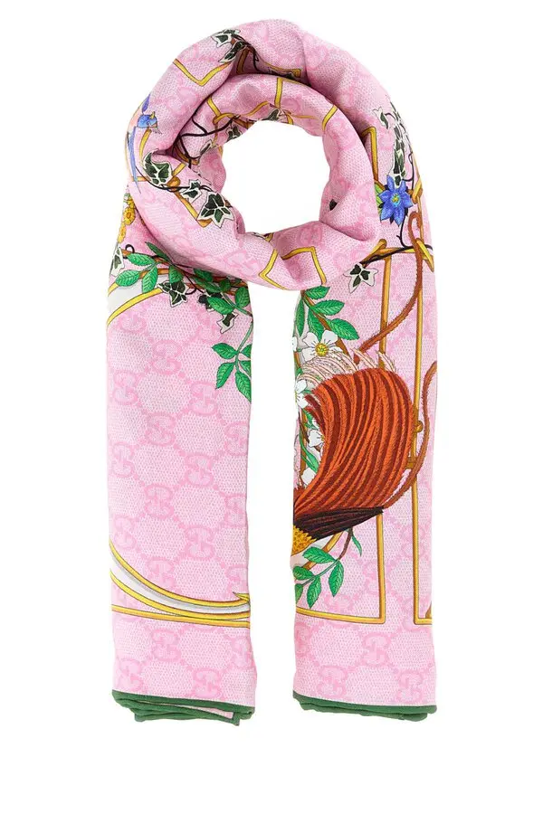 Gucci Printed Twill Foulard - Multicolor