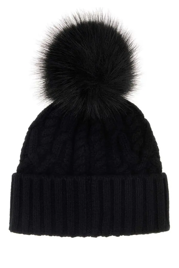 Moncler Wool Blend Beanie Hat