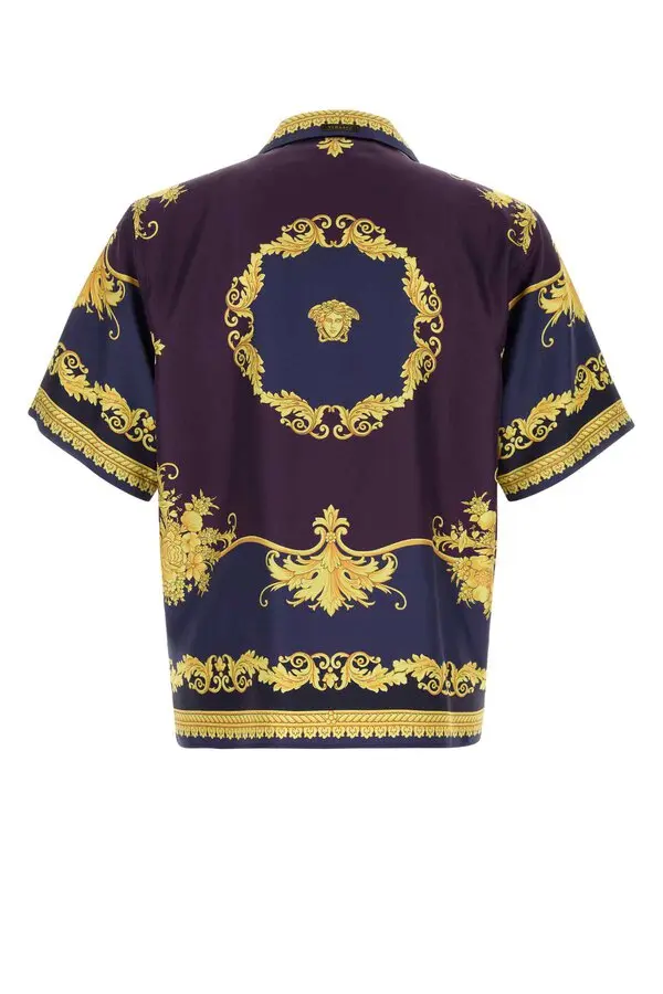 Versace Printed Twill Shirt - Multicolor