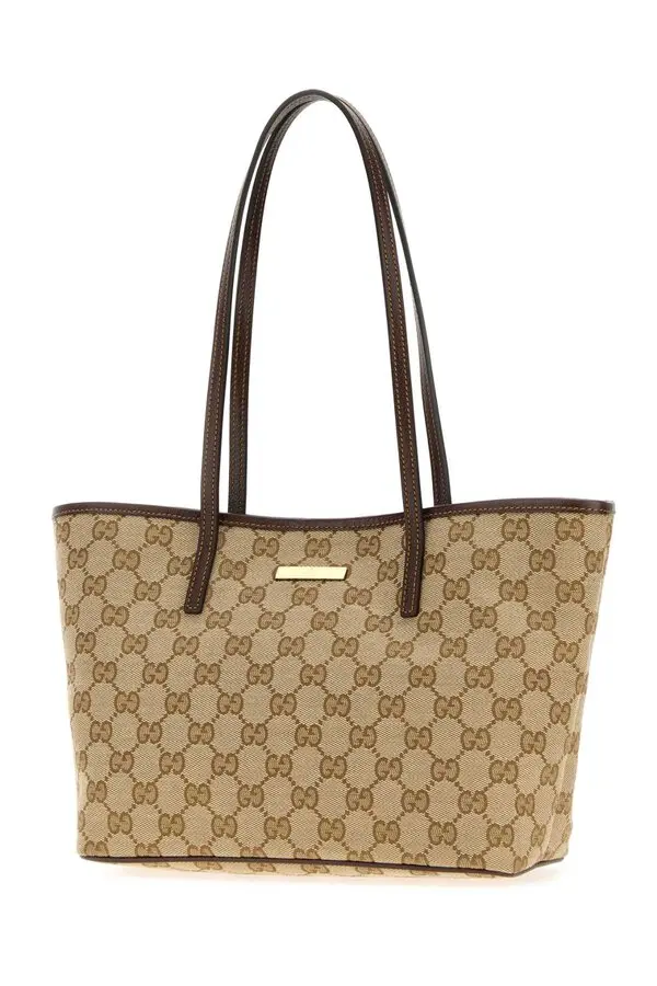 Gucci Gg Fabric Shopping Bag