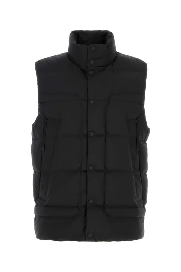 Moncler Stretch Polyester Pismo Down Jacket - Black