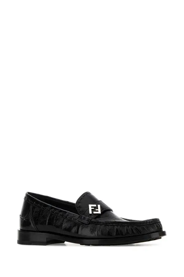 Fendi Leather Loafers