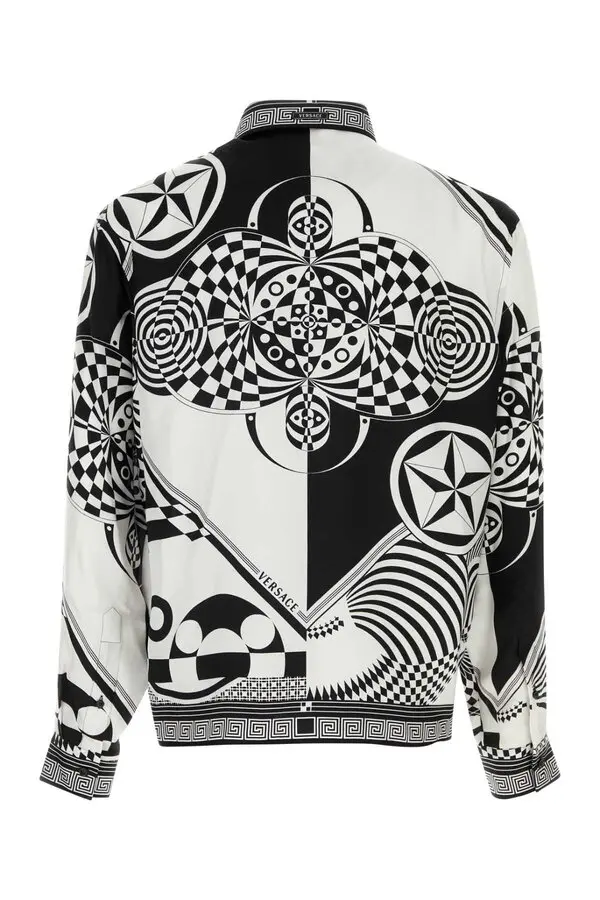 Versace Printed Twill Shirt - Multicolor