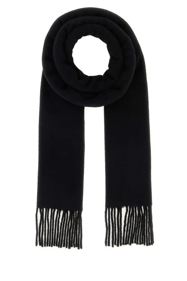 AMI Paris Wool Scarf - Black
