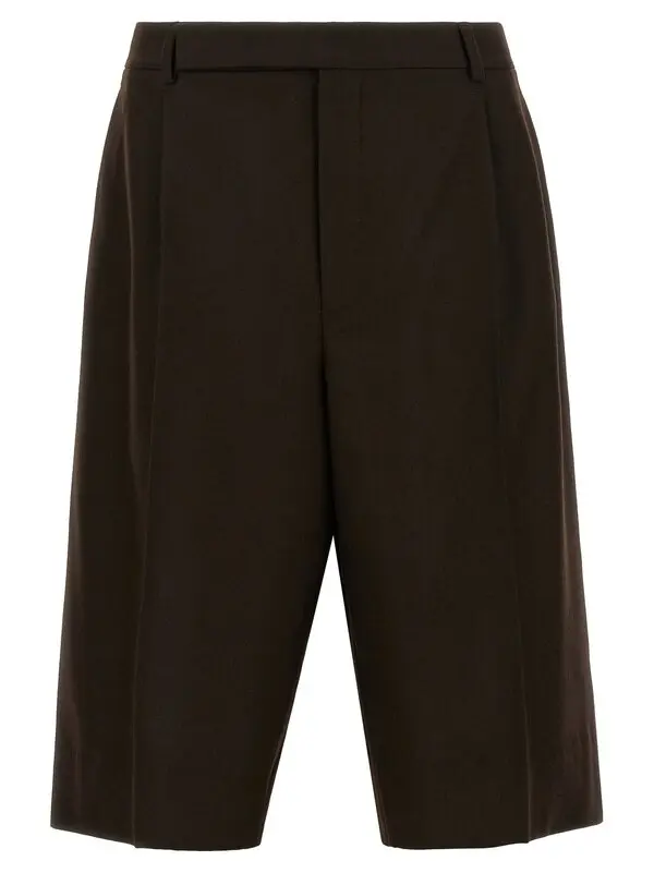 Saint Laurent Flannel Bermuda Shorts