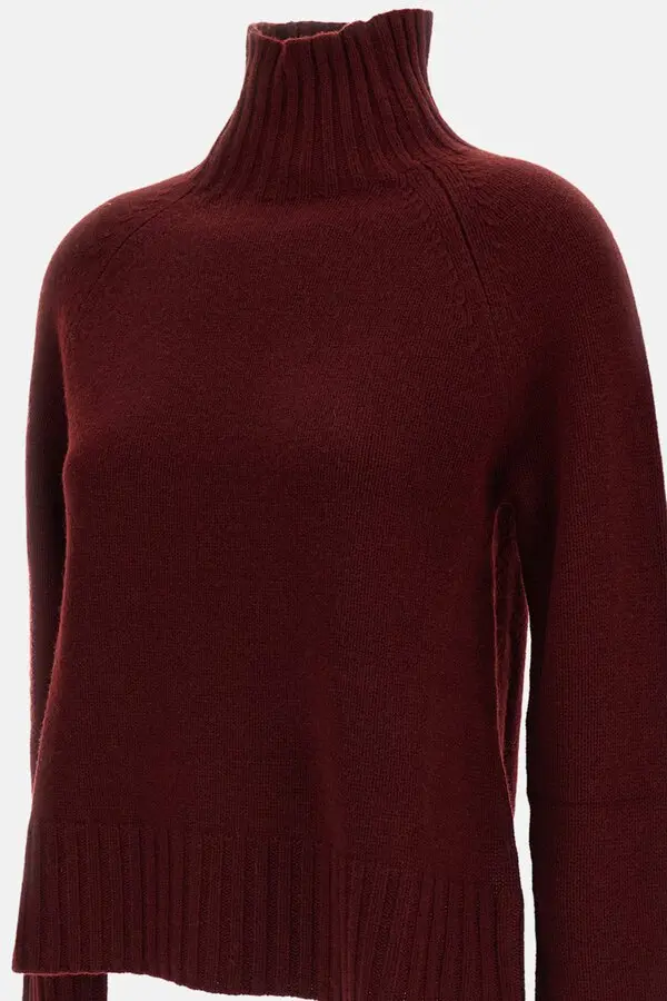 Max Mara Boxy Turtleneck Wool And Cashmere Sweater