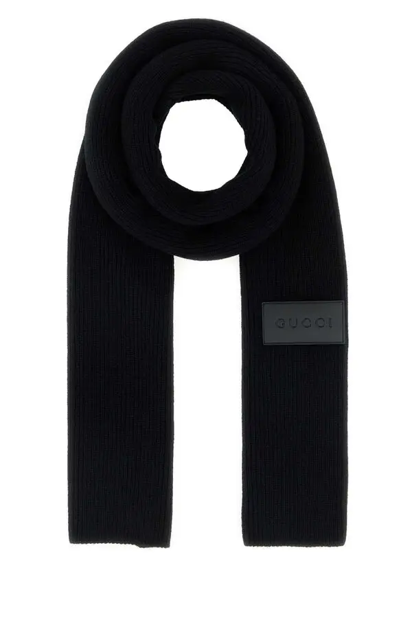 Gucci Wool Scarf - Black