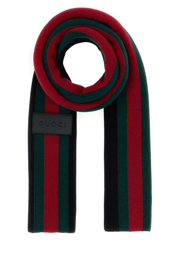 Gucci Wool Scarf - Black