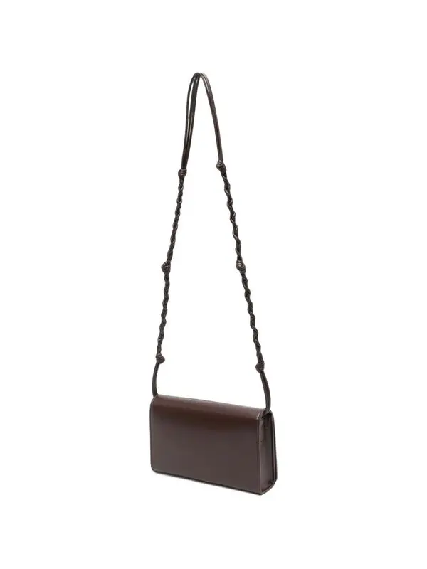 JIL SANDER Tangle Leather Wallet On Chain