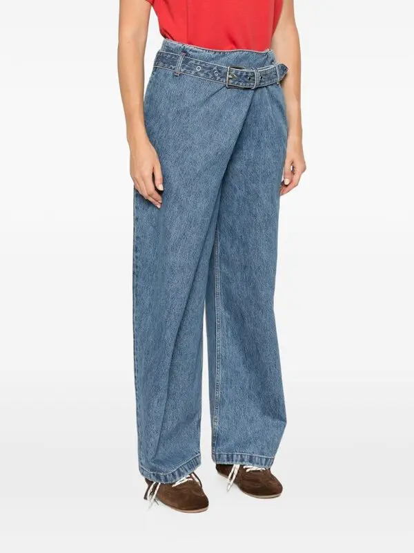 Loewe Draped Denim Jeans