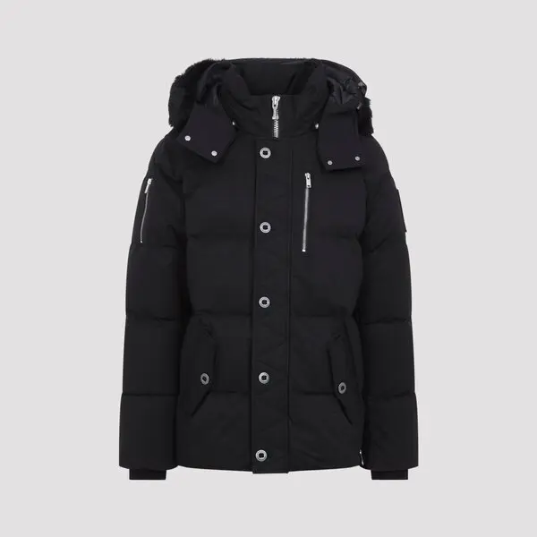Moose Knuckles Original 3q Cotton-blend Down Jacket - Black