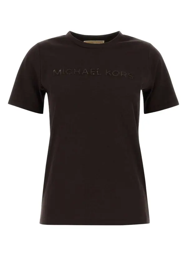 Michael Kors 100% Cotton T-shirt - Brown
