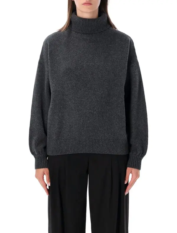 SESSUN Wool Turtleneck Sweater - Grigio