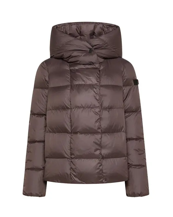 Peuterey Hooded Puffer Jacket - Chicory Coffee