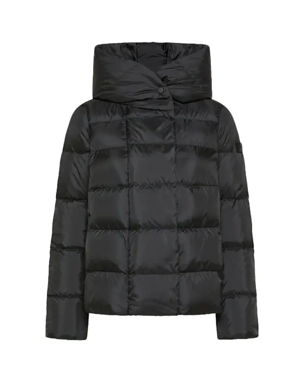 Peuterey Hooded Quilted Puffer Jacket - Nero