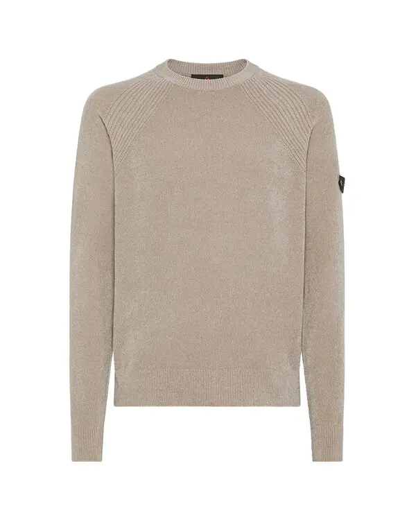 Peuterey Ribbed-detail Crewneck Sweater