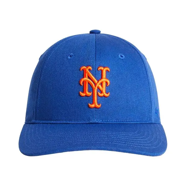 Kith X '47 For The New York Mets Heavy Twill Franchise Ls Cap 'royal - Blue
