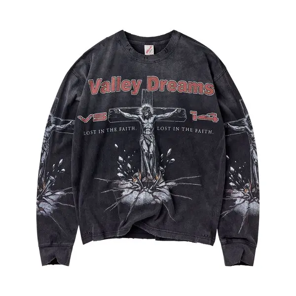 VALE FOREVER Concrete Cross Long-sleeve