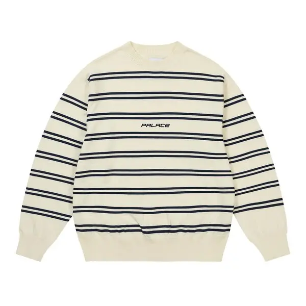 PALACE P-stripe Knit 'beige - Tan