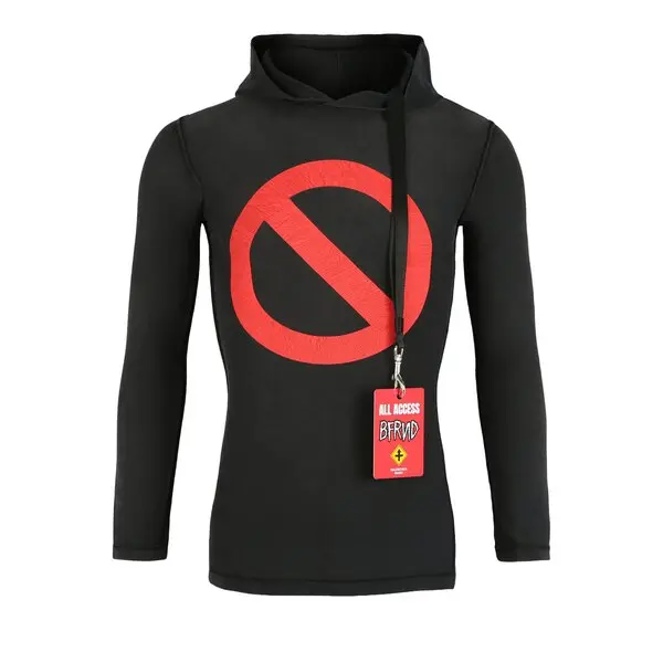 Balenciaga Music X Bfrnd Series Inside-out Long-sleeve Hooded T-shirt 'faded