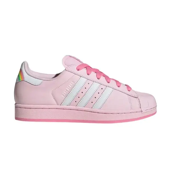 Adidas Wmns Care Bears X Originals Superstar Ii 'clear Cloud White - Pink