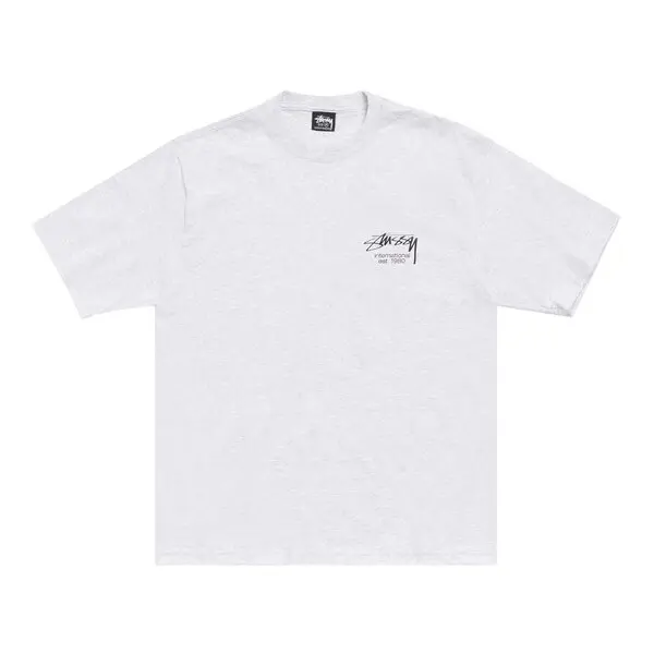 StÜssy Dice Clock Tee 'ash Heather