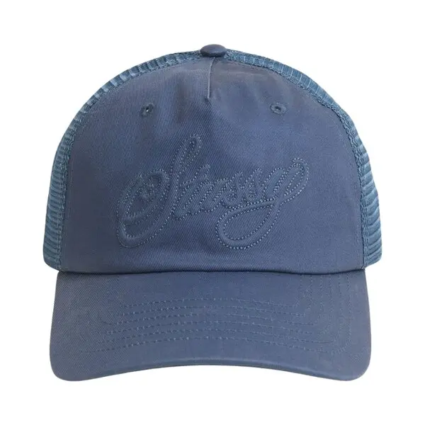 StÜssy Cursive Stitch Trucker 'navy - Blue