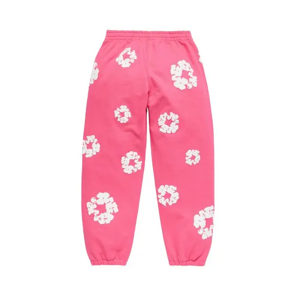 DENIM TEARS Cotton Wreath Sweatpants - Pink