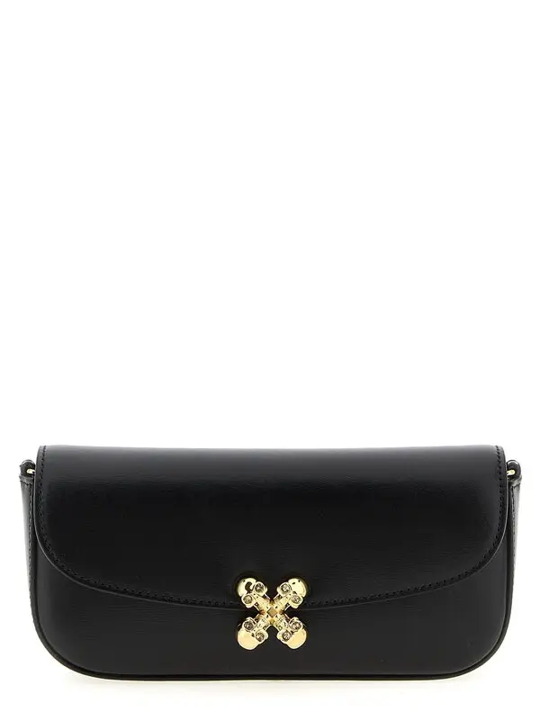 Alexander McQueen Skull Flower' Small Crossbody Bag - Black
