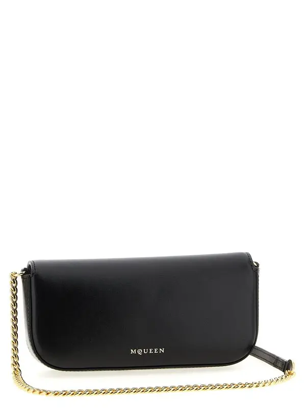 Alexander McQueen Skull Flower' Small Crossbody Bag - Black