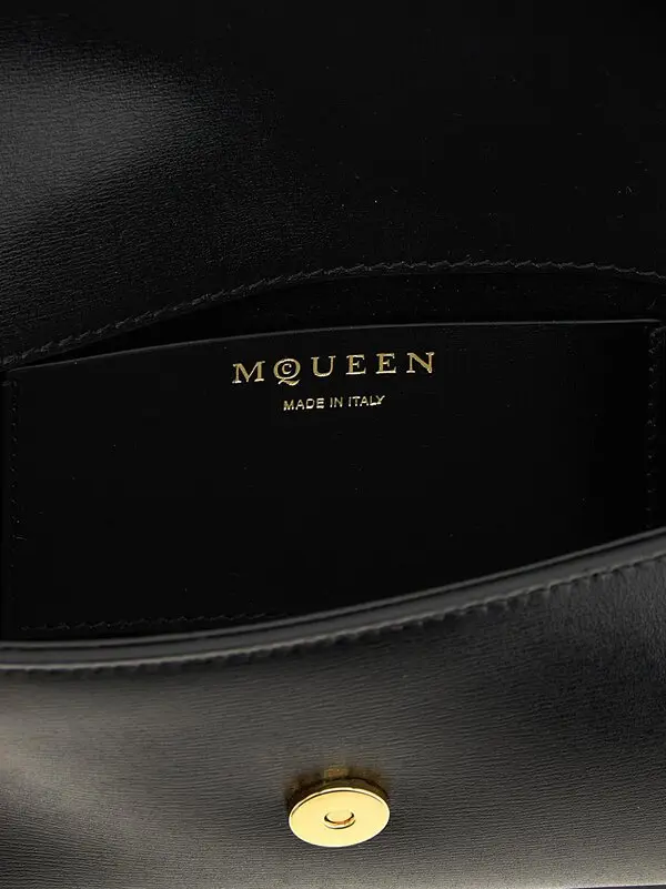 Alexander McQueen Skull Flower' Small Crossbody Bag - Black