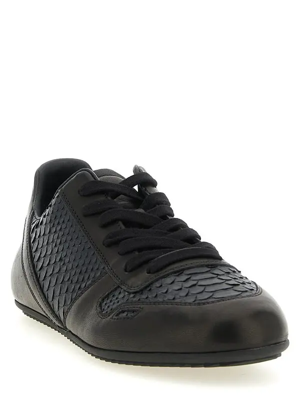 Rick Owens Minimal Sneaks' Sneakers - Black
