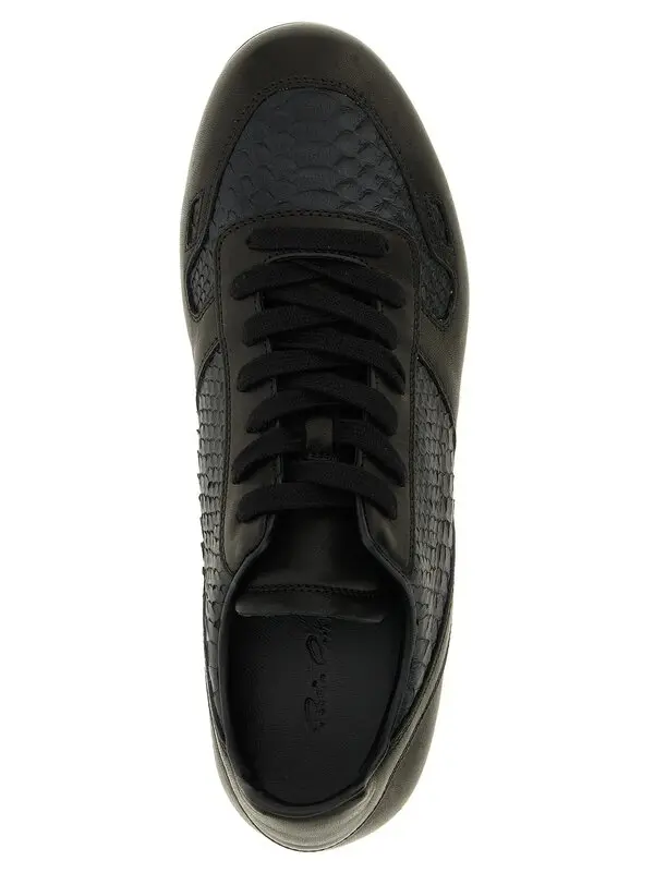 Rick Owens Minimal Sneaks' Sneakers - Black